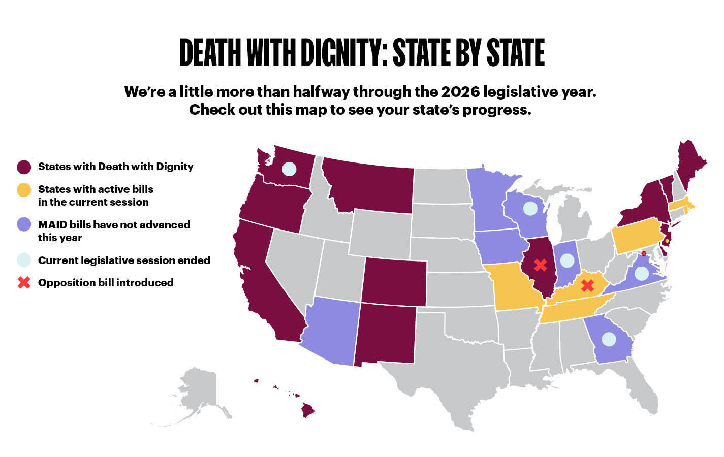 Medical Aid in Dying: Mid-Session State Legislative Update